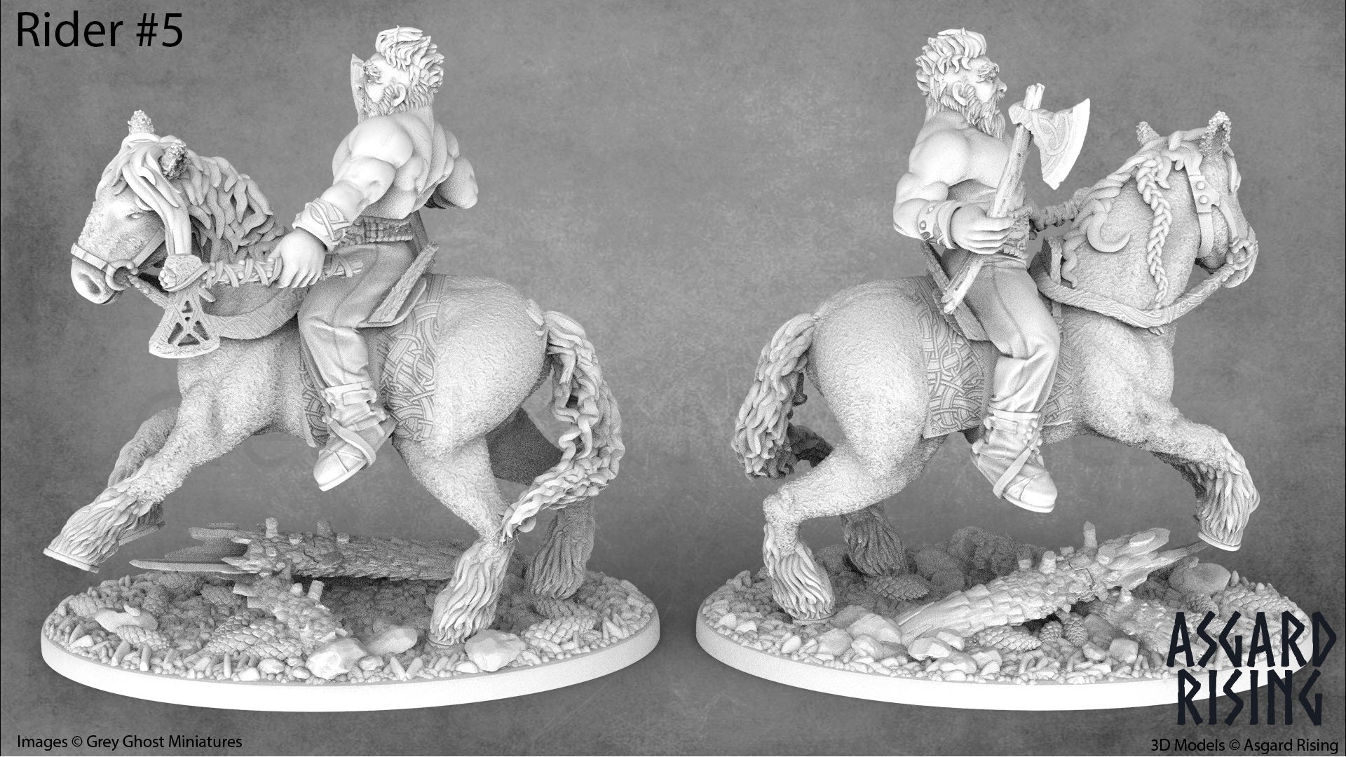 Incredible Mounted Viking Warband Viking Miniatures | Etsy