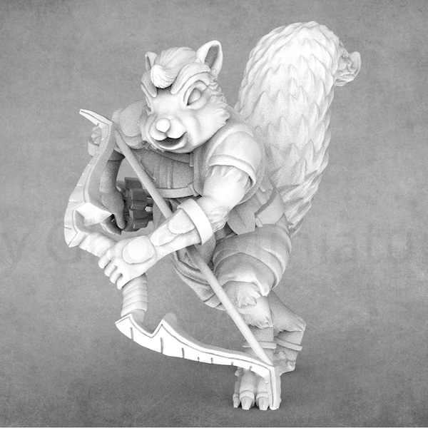 Squirrelfolk Miniature - Etsy