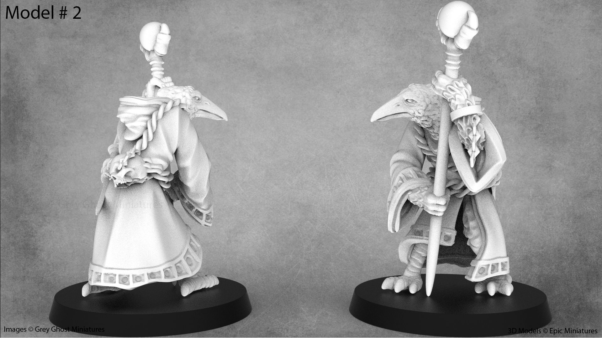 Kenku Wizard Miniature | Epic Miniatures - Etsy