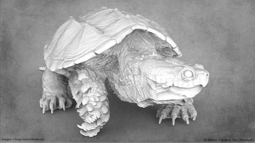 Fantasy Turtlefolk Miniatures | Snapping Turtles | Animal Den ...