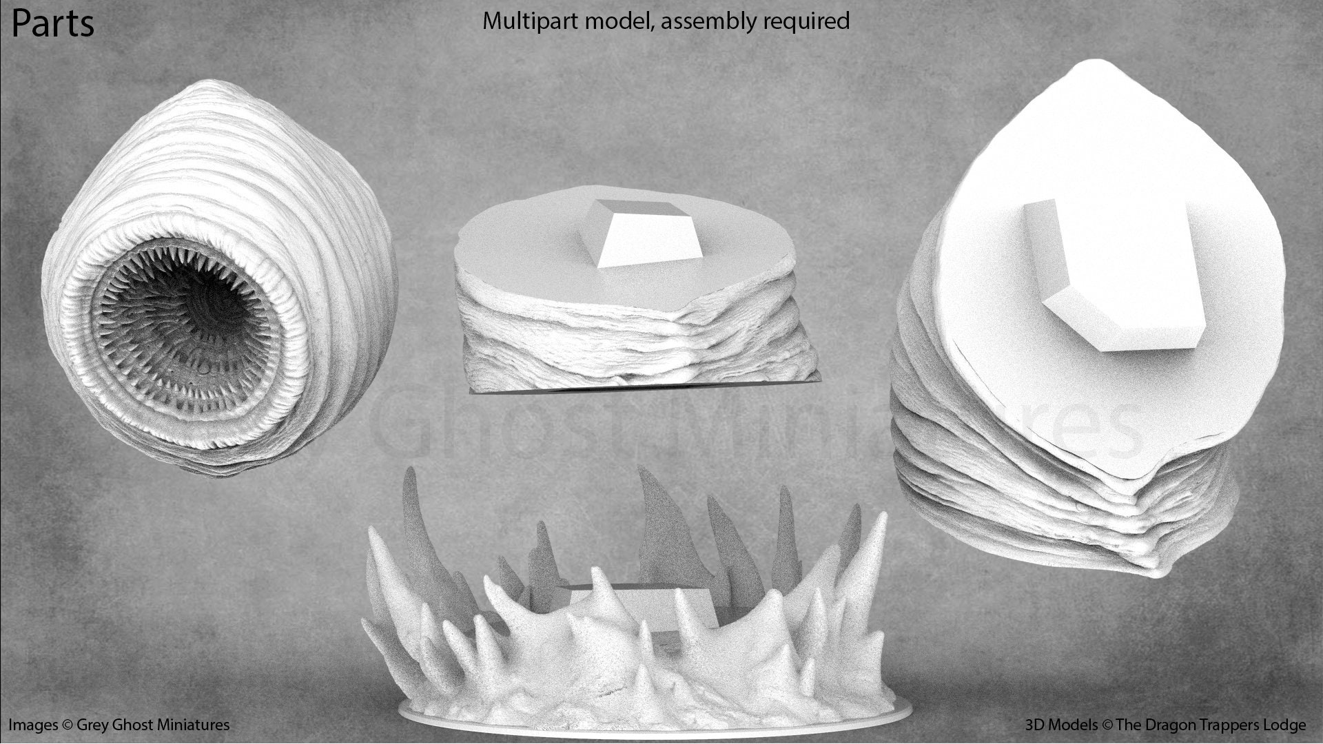 Wastewurm Giant Sandworm Model Dragon Trappers Lodge - Etsy Canada