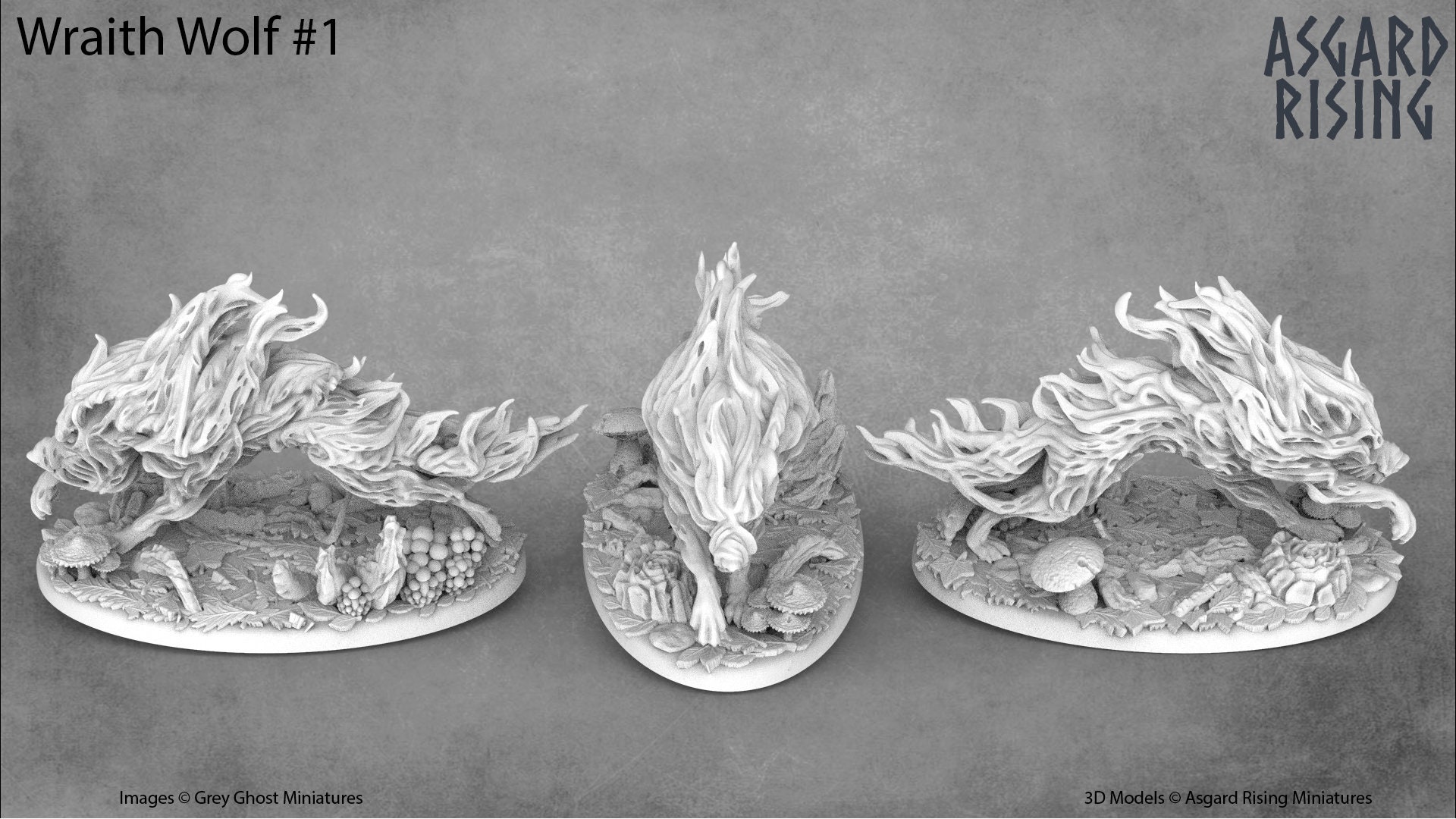 Wraith Wolves Miniatures Wraith Wolf Wolf Miniatures - Etsy