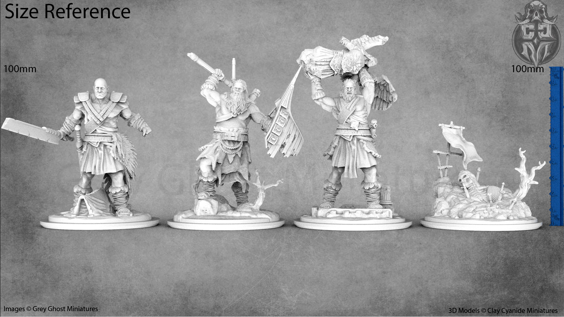 The Nephilim Fallen Angels Miniature Models Clay Cyanide - Etsy