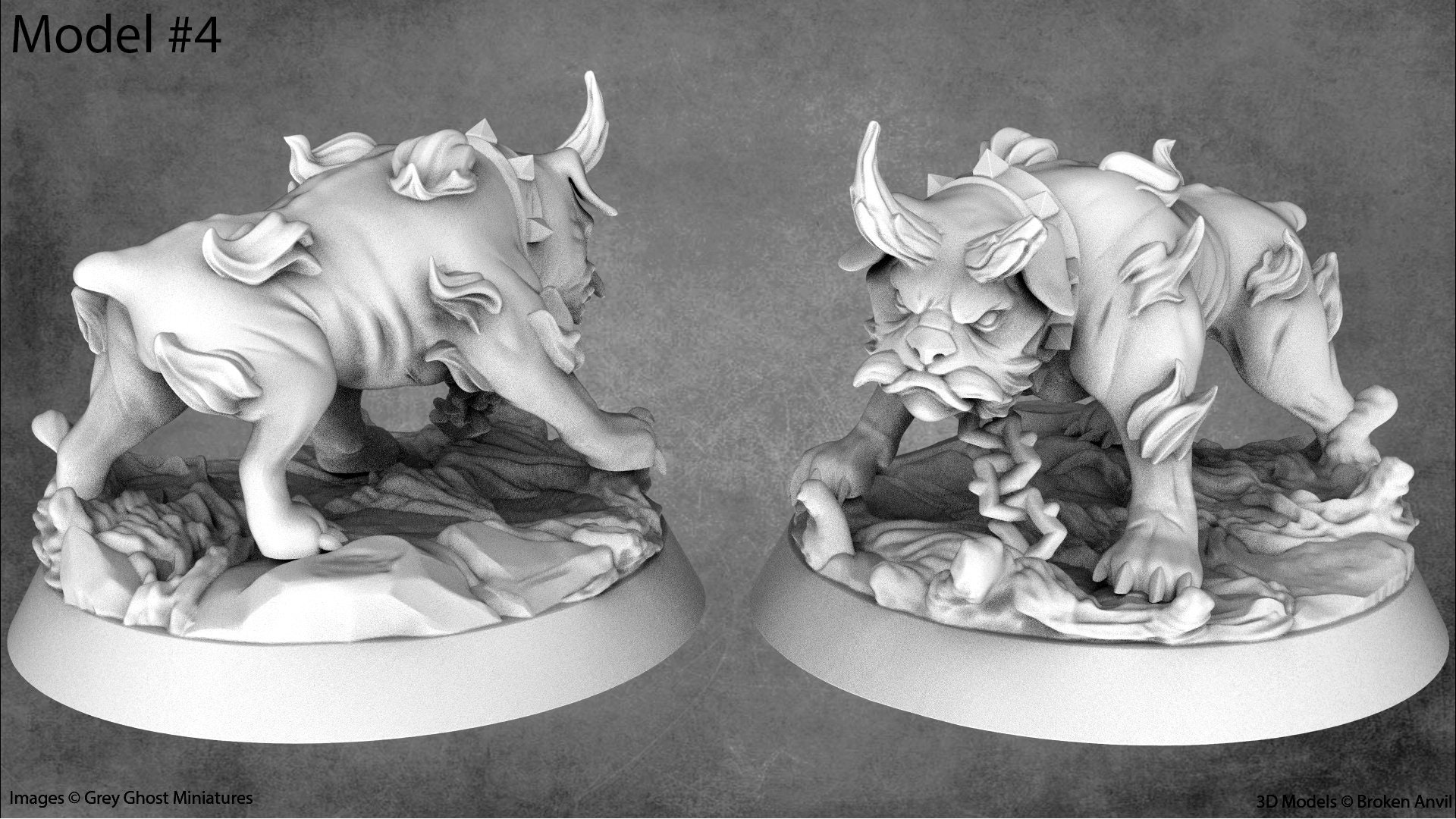 Hellhound Miniatures Demon Dogs Panic at Moorefrost Manor - Etsy Canada