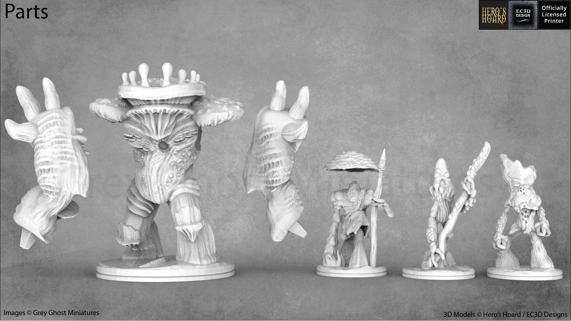 Myconid Miniatures Fungus Folk Skyless Realms - Etsy