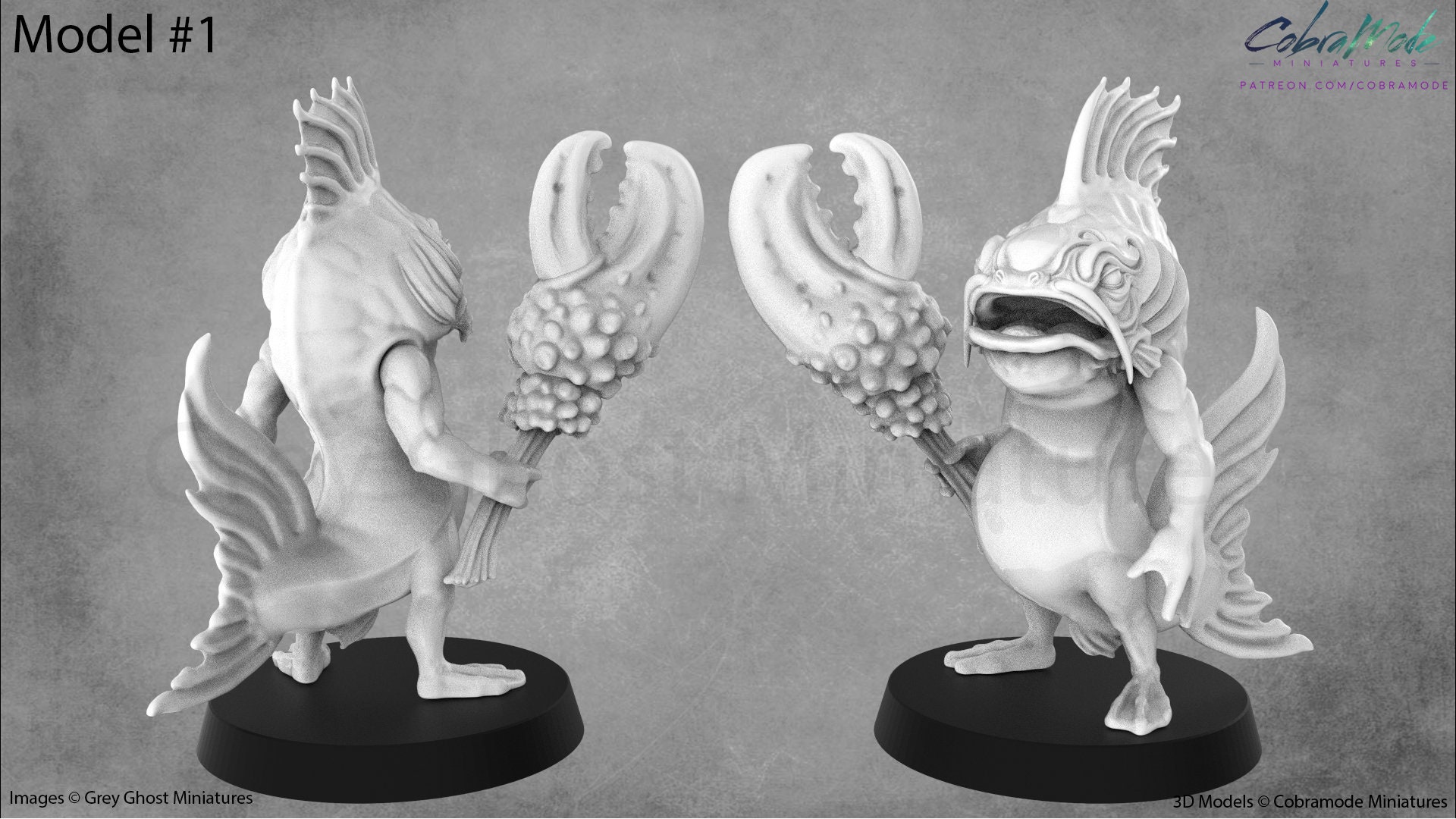Sommos Calongo - Mighty Fishfolk! | Fishmen Miniatures | Unique ...