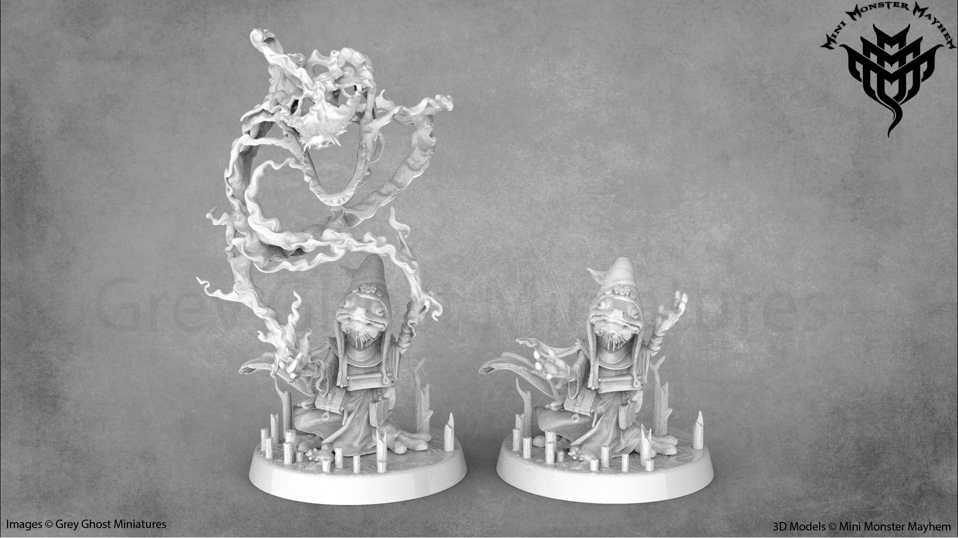 Frogmancer Miniature Frog Miniatures Mage Miniatures | Etsy