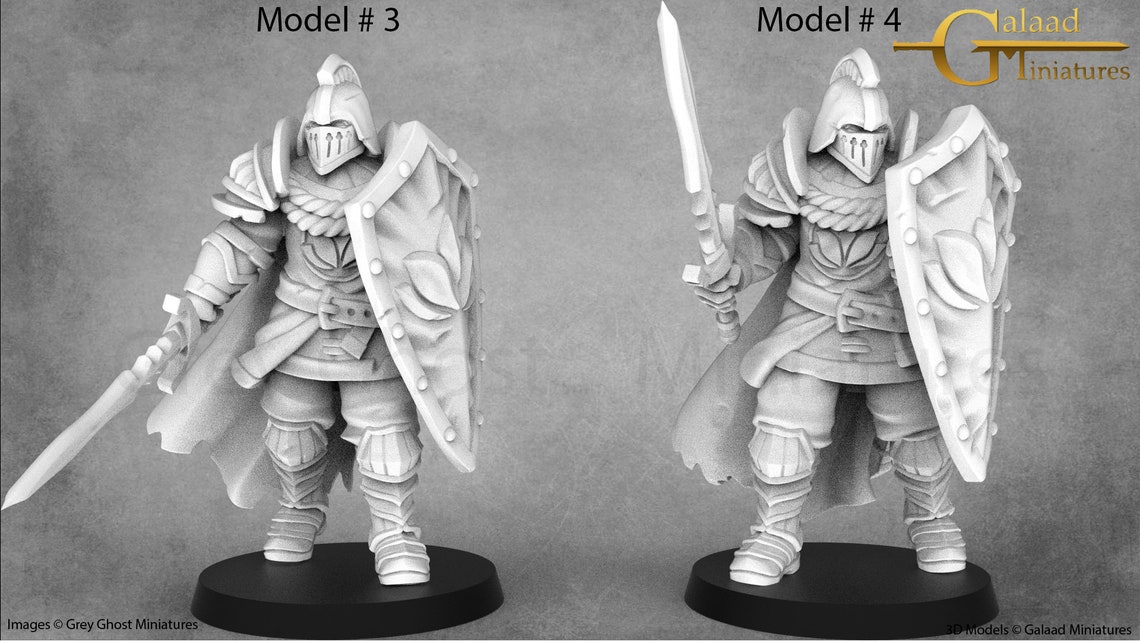Royal Guard Miniatures | Queen | Guards | Knight | Galaad Miniatures - Etsy