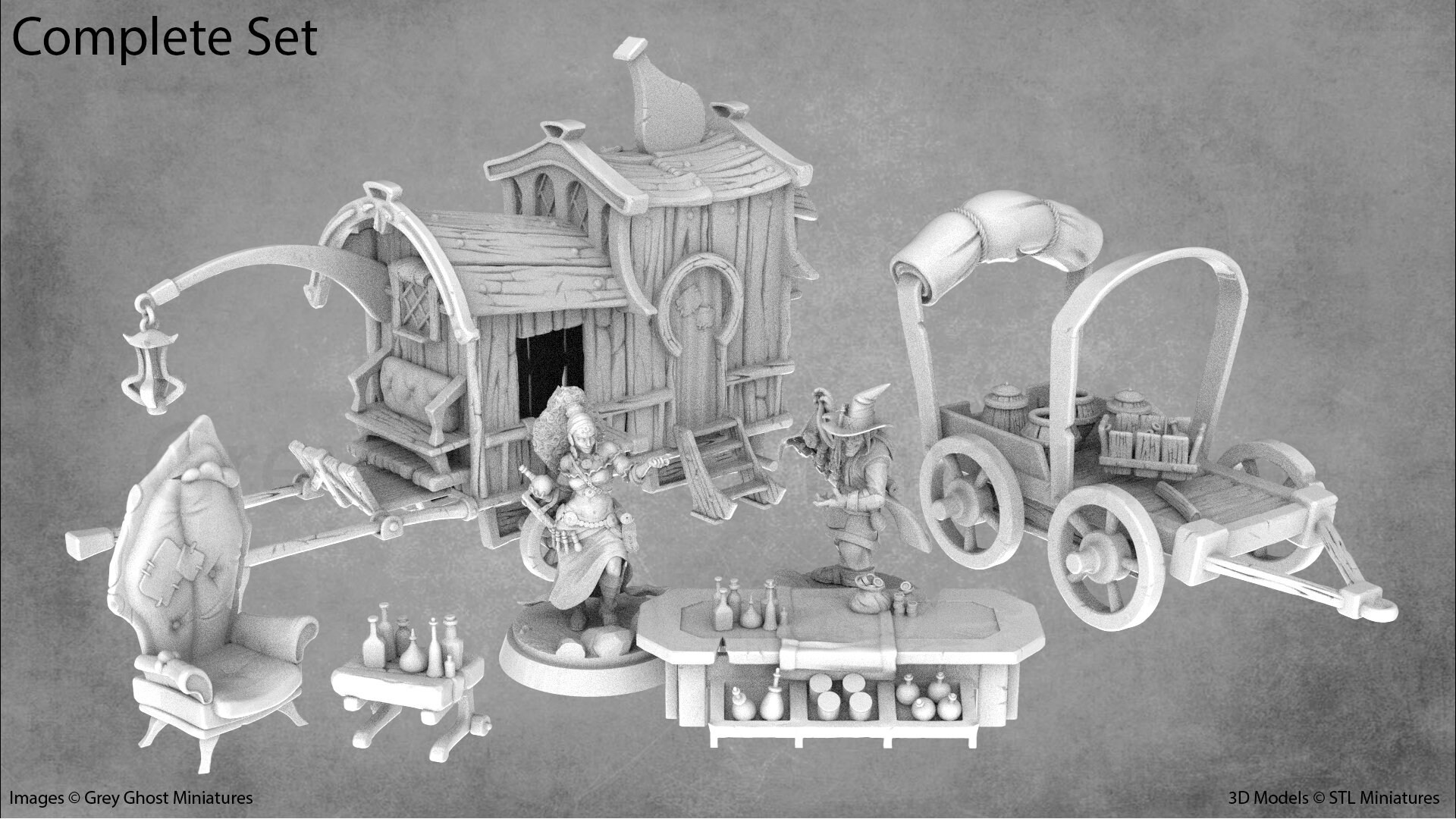 Incredible Potion Vendor Models Alchemist Miniatures | Etsy