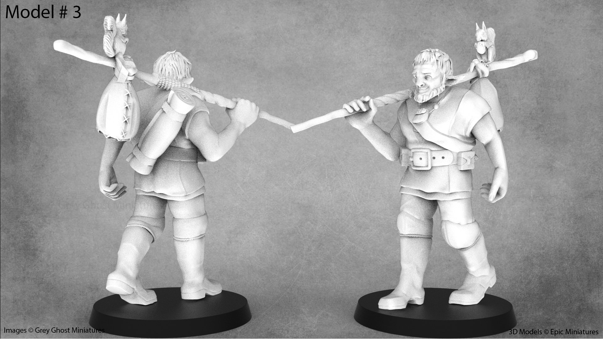 Firbolg Druid Miniature | Epic Miniatures - Etsy