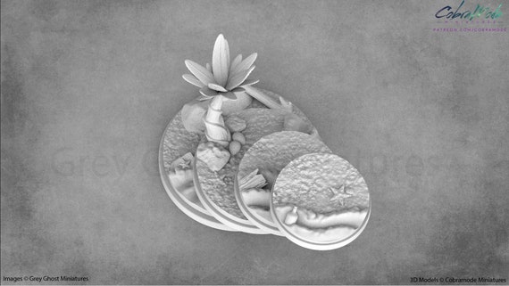 Pirate & Beach Themed Miniature Bases Beach Pier Pirate | Etsy