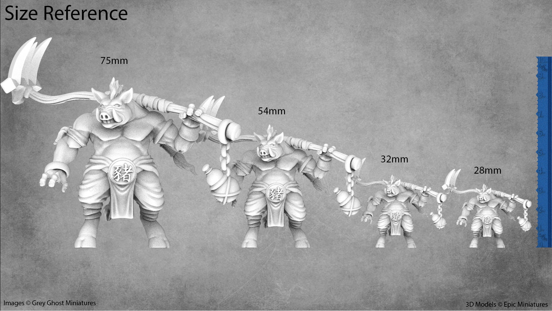 Hogfolk Miniatures Porcein Epic Miniatures | Etsy