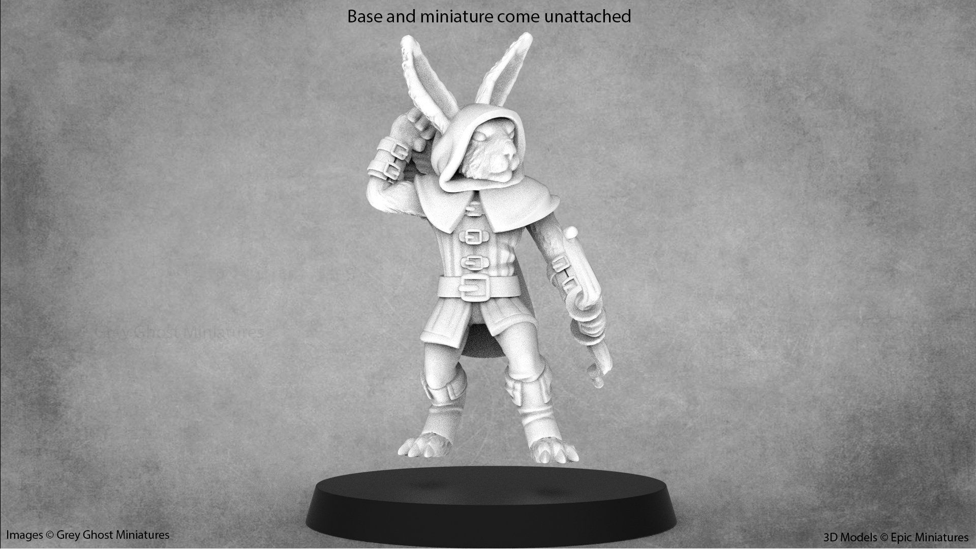 Rabbitfolk Miniatures Archer Druid Wizard Paladin | Etsy