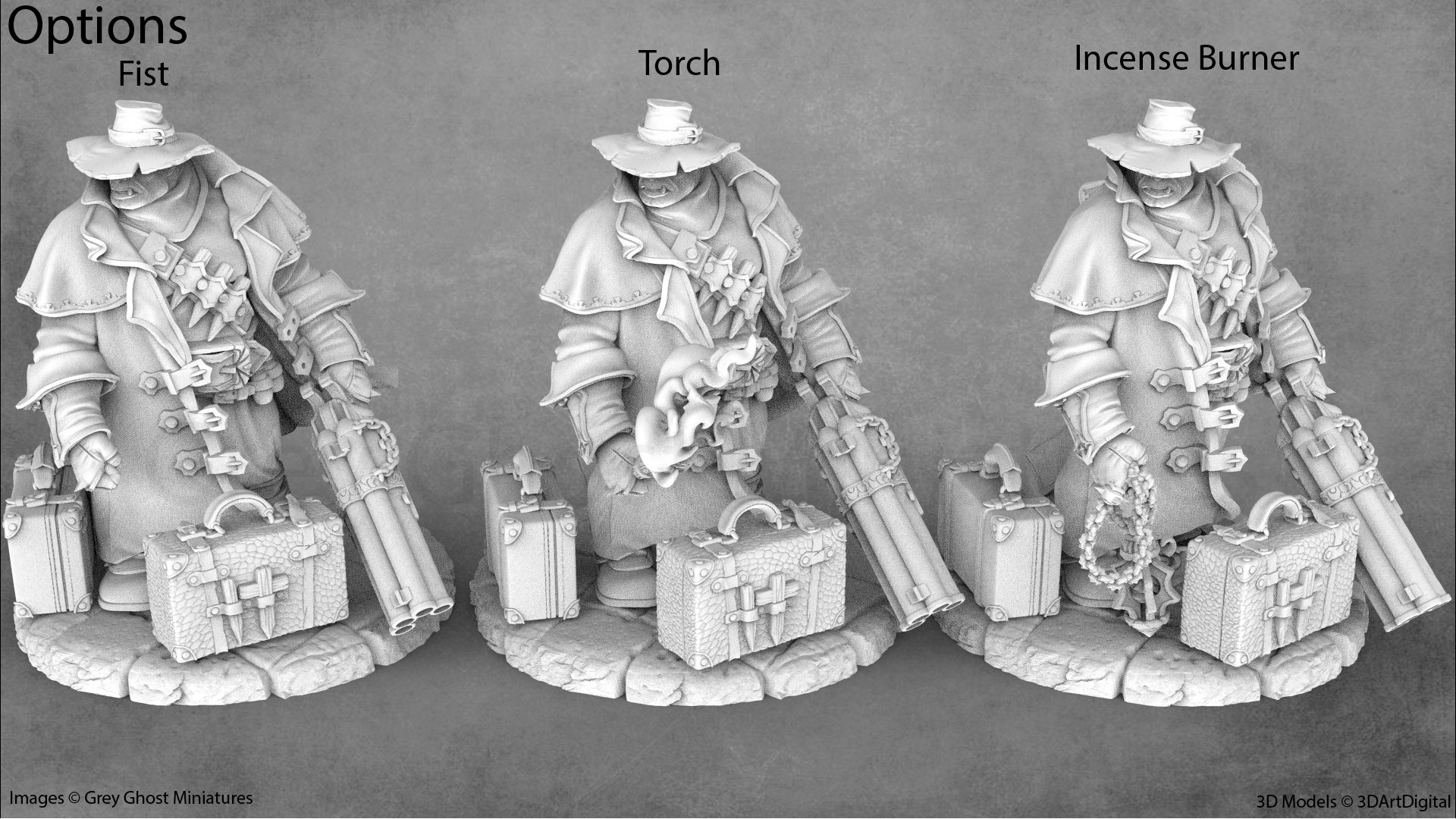 Vampire-hunting Ogre Ogre Miniature the Bringers of Quiet - Etsy