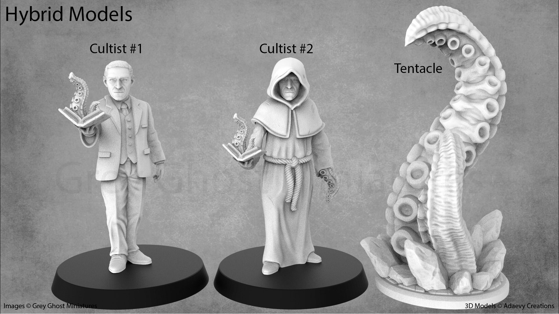 Cthulhu Cultists & Hybrids 1920s Miniatures H.P. Lovecraft - Etsy