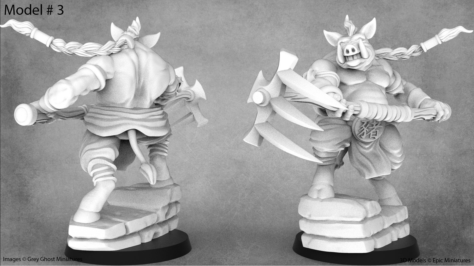 Hogfolk Miniatures Porcein Epic Miniatures | Etsy