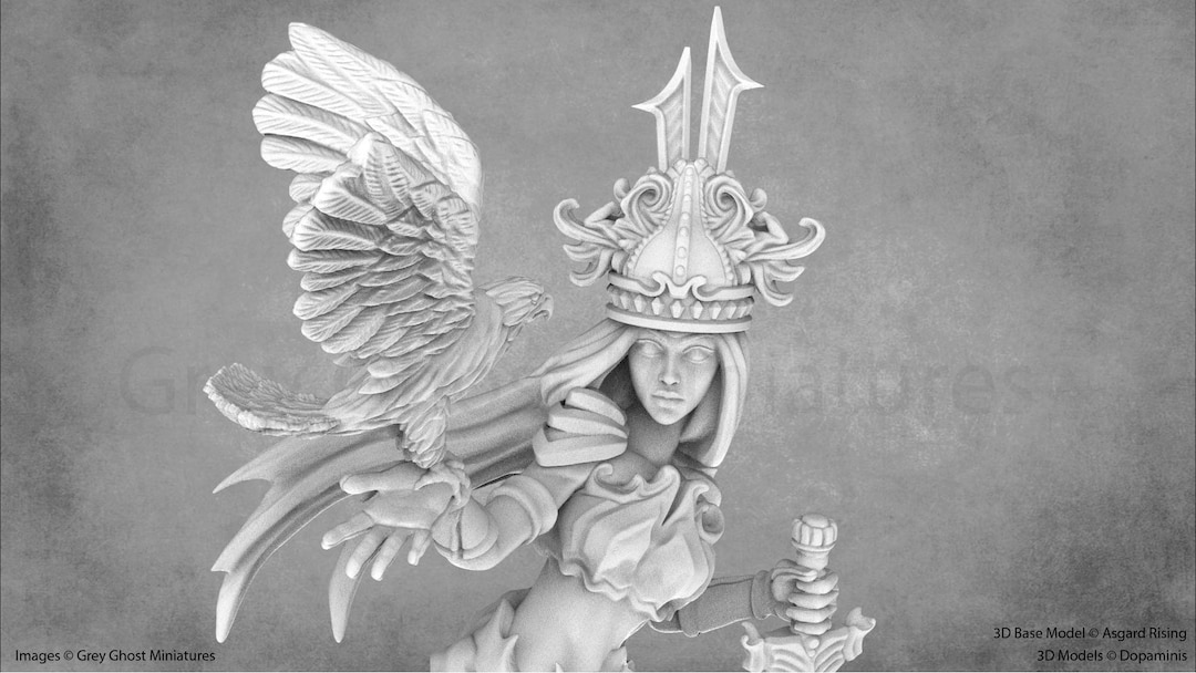 Forest Queen Miniature | Queen Miniature | Wood Elf Miniature | D & D ...