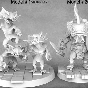 Fantasy Locathah Miniatures | Bite the Bullet - Etsy