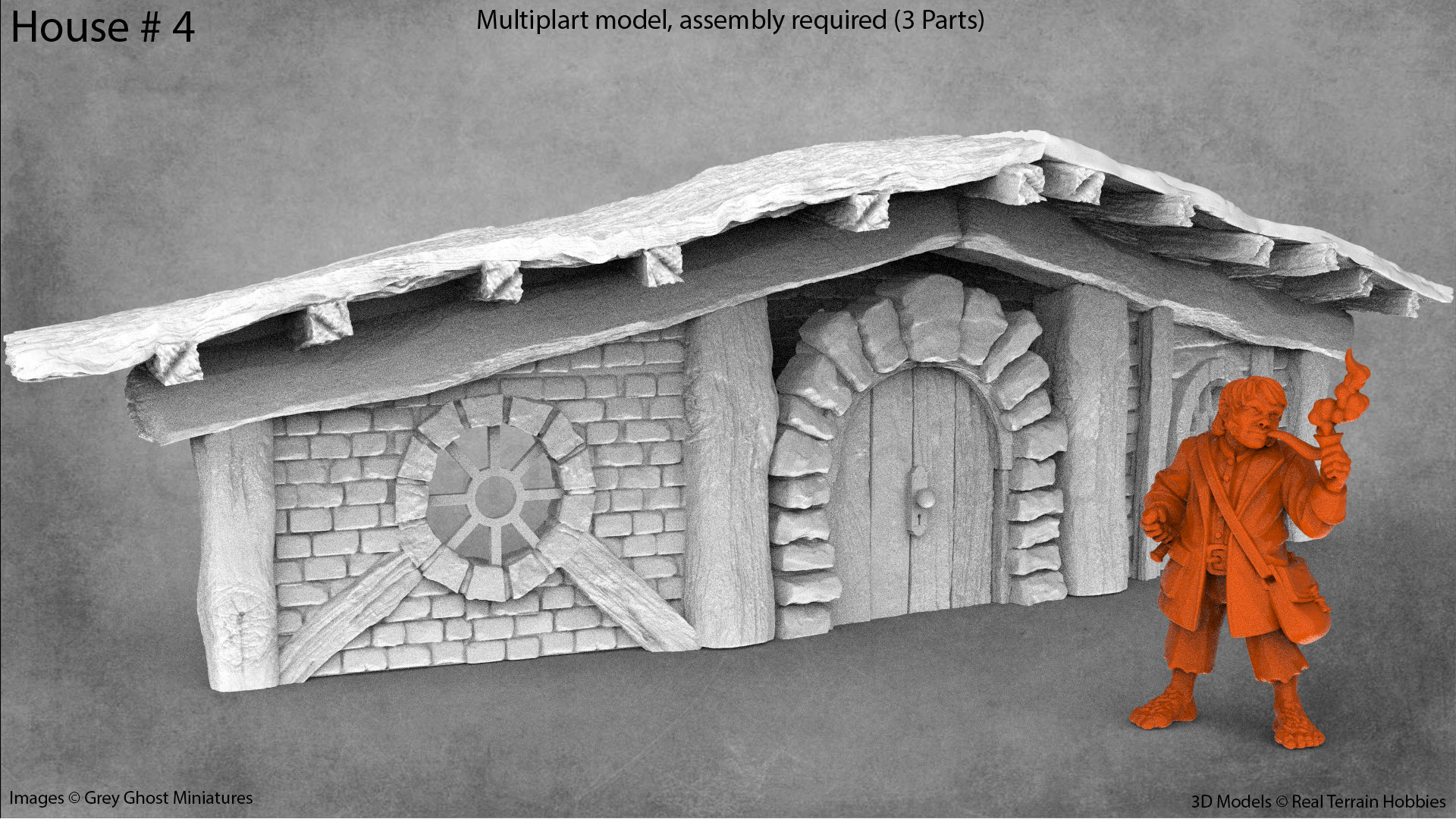 Halfling Houses | Hobbit Homes | Fantasy Terrain - Etsy