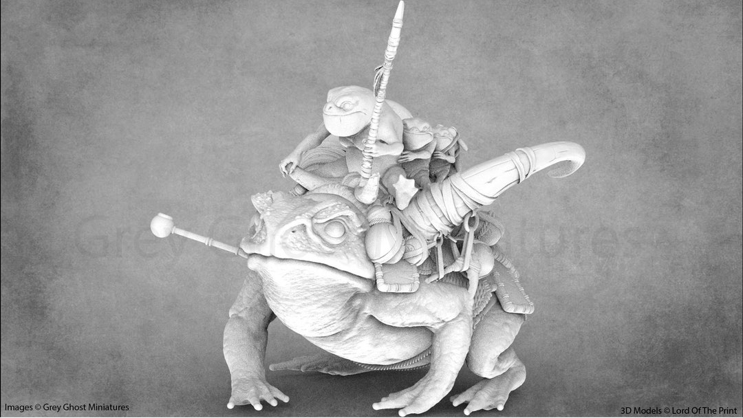 Fantasy Frogfolk Miniatures | Lord of the Print - Etsy
