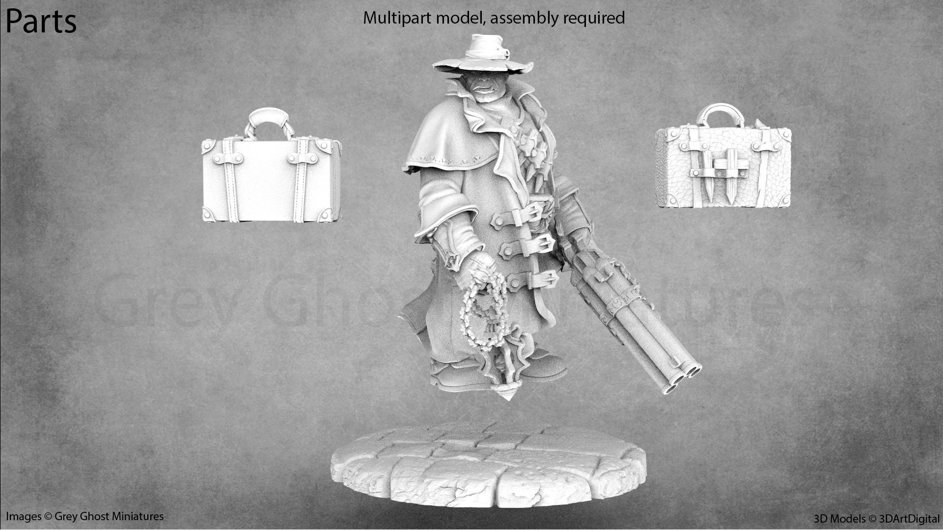 Vampire-hunting Ogre Ogre Miniature the Bringers of Quiet - Etsy