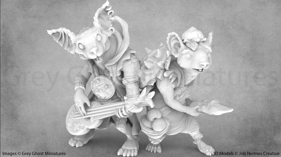 Fantasy Mousefolk Miniatures Part II | Job Hermes Creative - Etsy