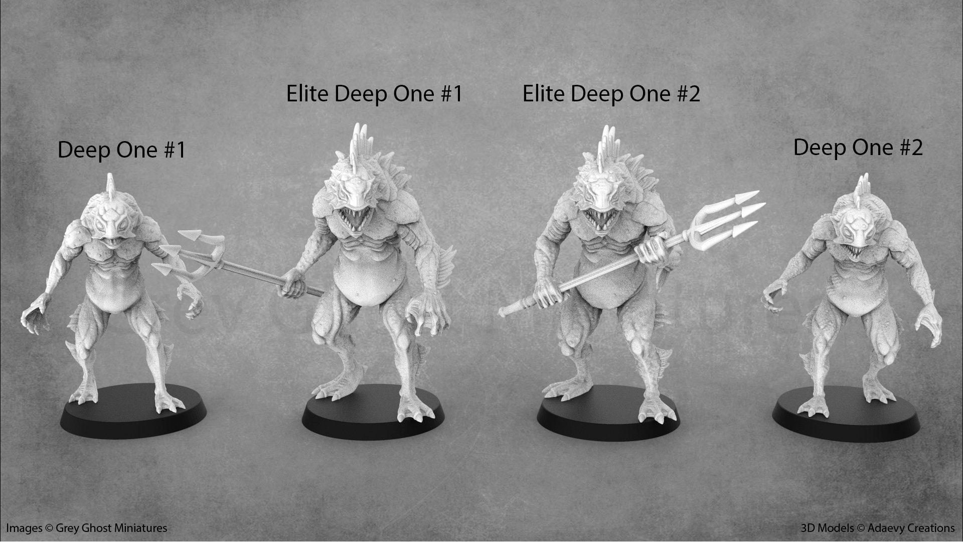 Cthulhu Deep Ones H.P. Lovecraft Cthulhu Adaevy Creations - Etsy España