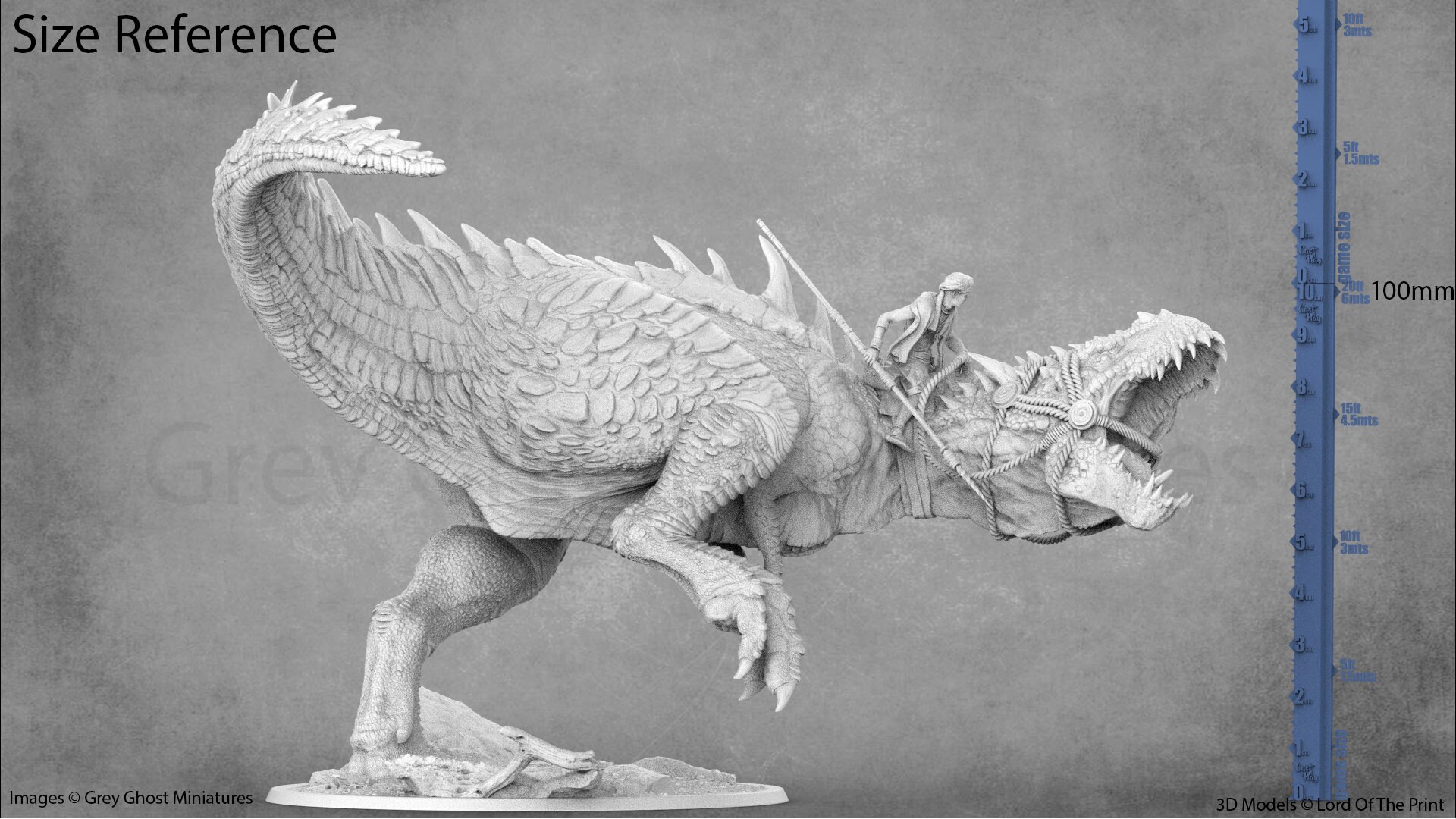 T-Rex & Rider / Modelo dinosaurio / Señor de la impresión - Etsy España