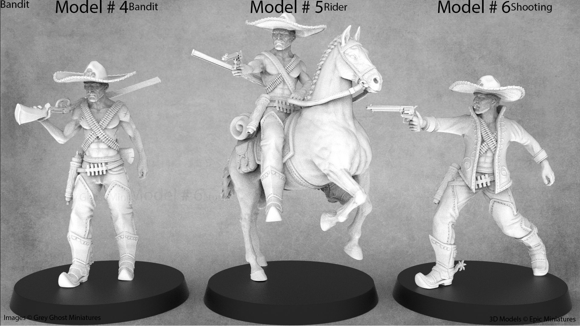 Wild West Miniatures | Epic Miniatures - Etsy