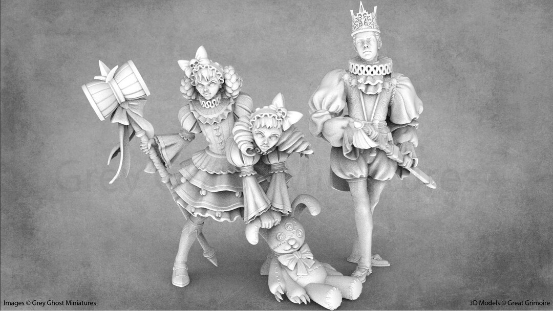 Macabre Masquerade | Fantasy Theatre Miniatures | Great Grimoire - Etsy