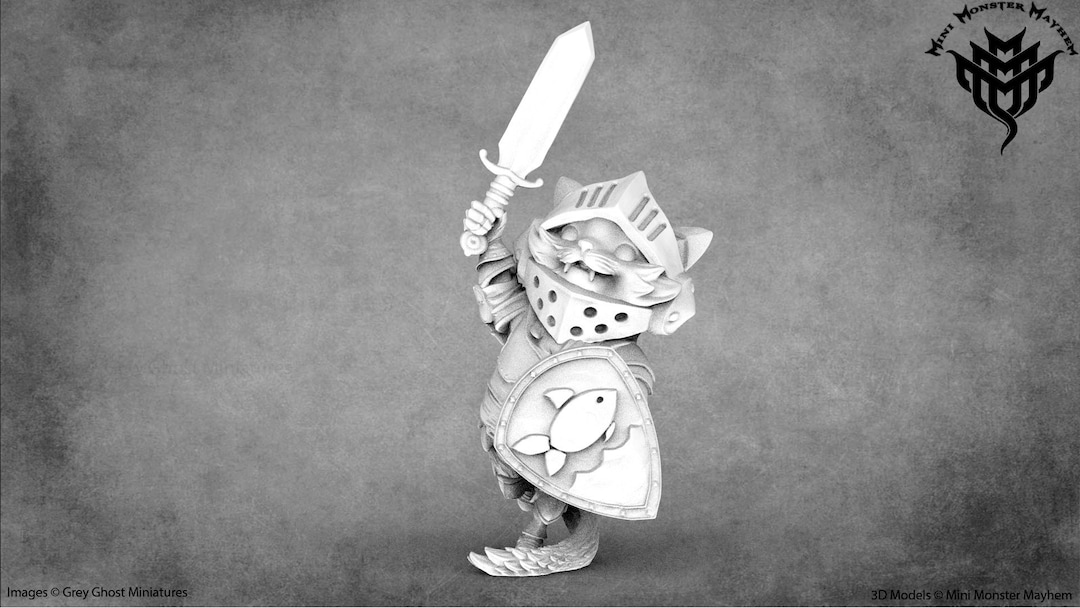 Catfolk Miniatures | Mercenaries | Assassins | Warriros | Mini Monster ...