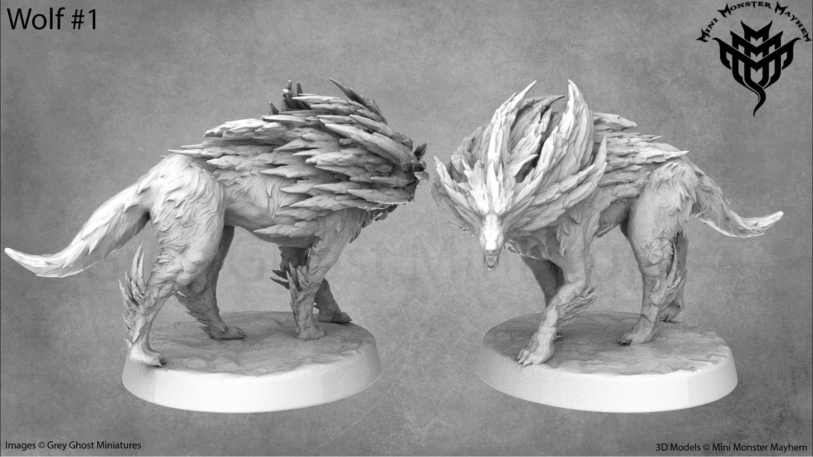 Arctic Wolf Miniatures Dire Wolf Miniatures Frost Wolf - Etsy Canada