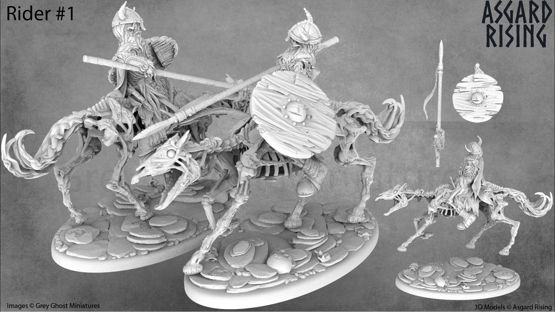 Amazing Undead Cavalry Miniatures Skeleton Cavalry Undead | Etsy