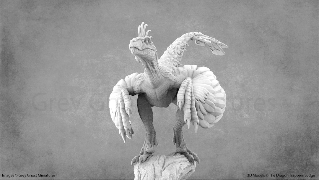 Deadly Flying Raptor Miniatures | Death Divers | Dragon Trappers Lodge ...