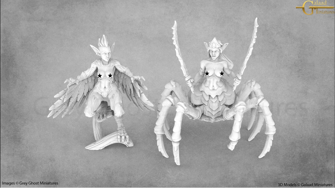 NSFW, ADULT* Fantasy Monster Miniatures | Galaad Miniatures - Etsy