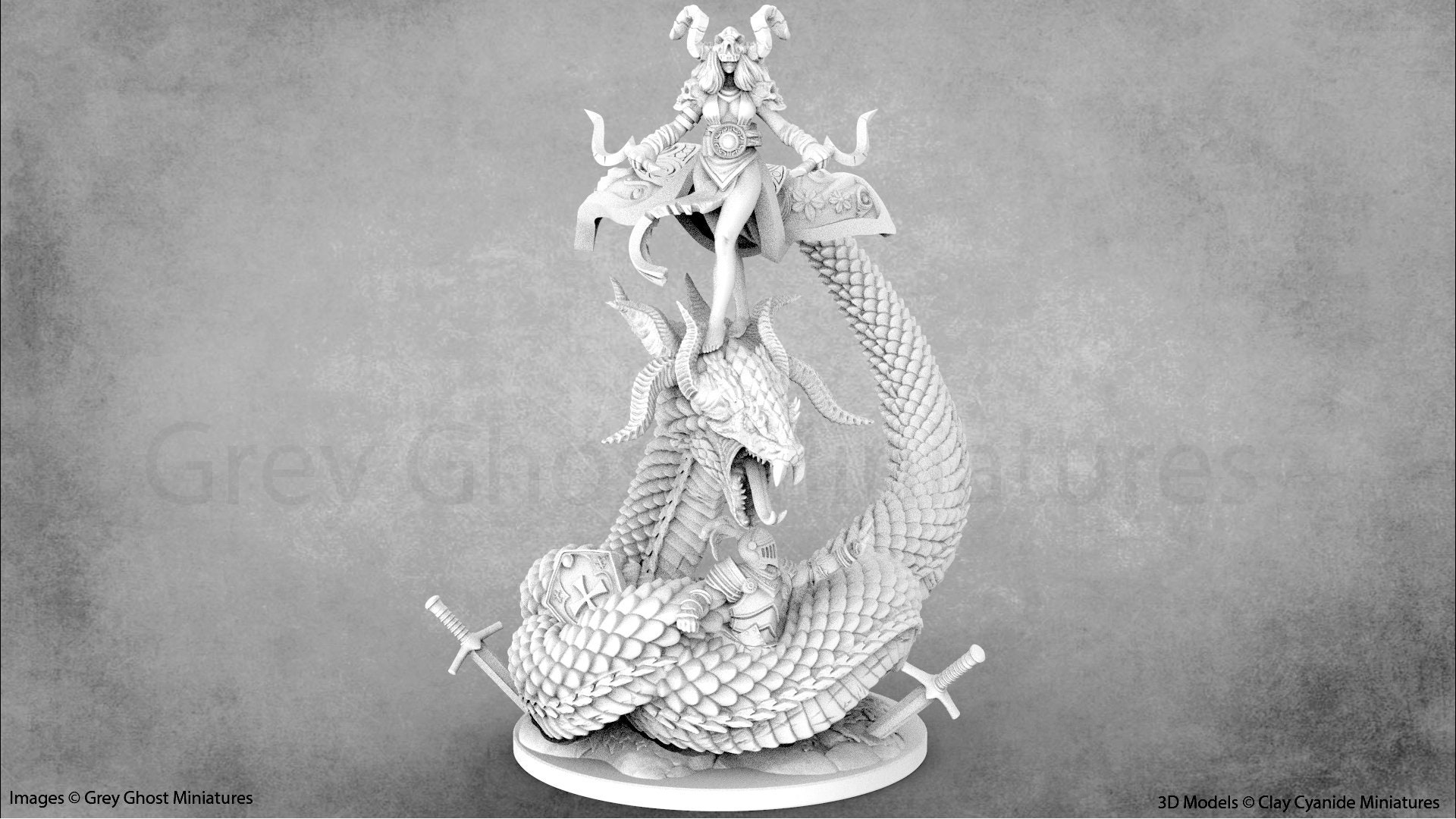 Morgan Le Fey Miniature Diorama | Clay Cyanide - Etsy