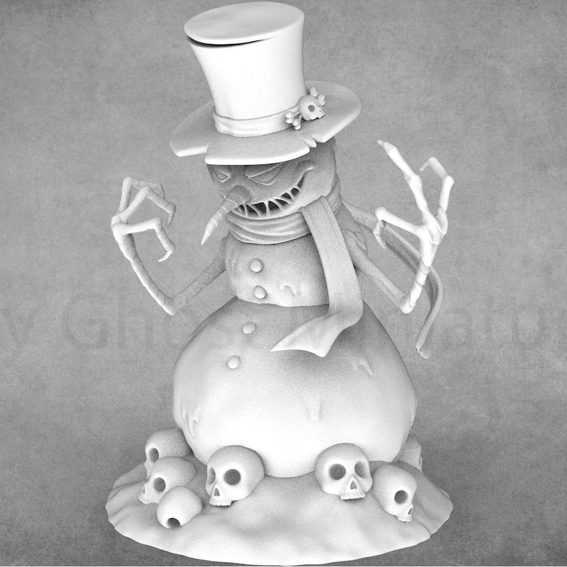 Creepy Snowman - Etsy