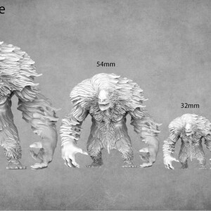 Fantasy Yeti Miniatures | Epic Miniatures - Etsy