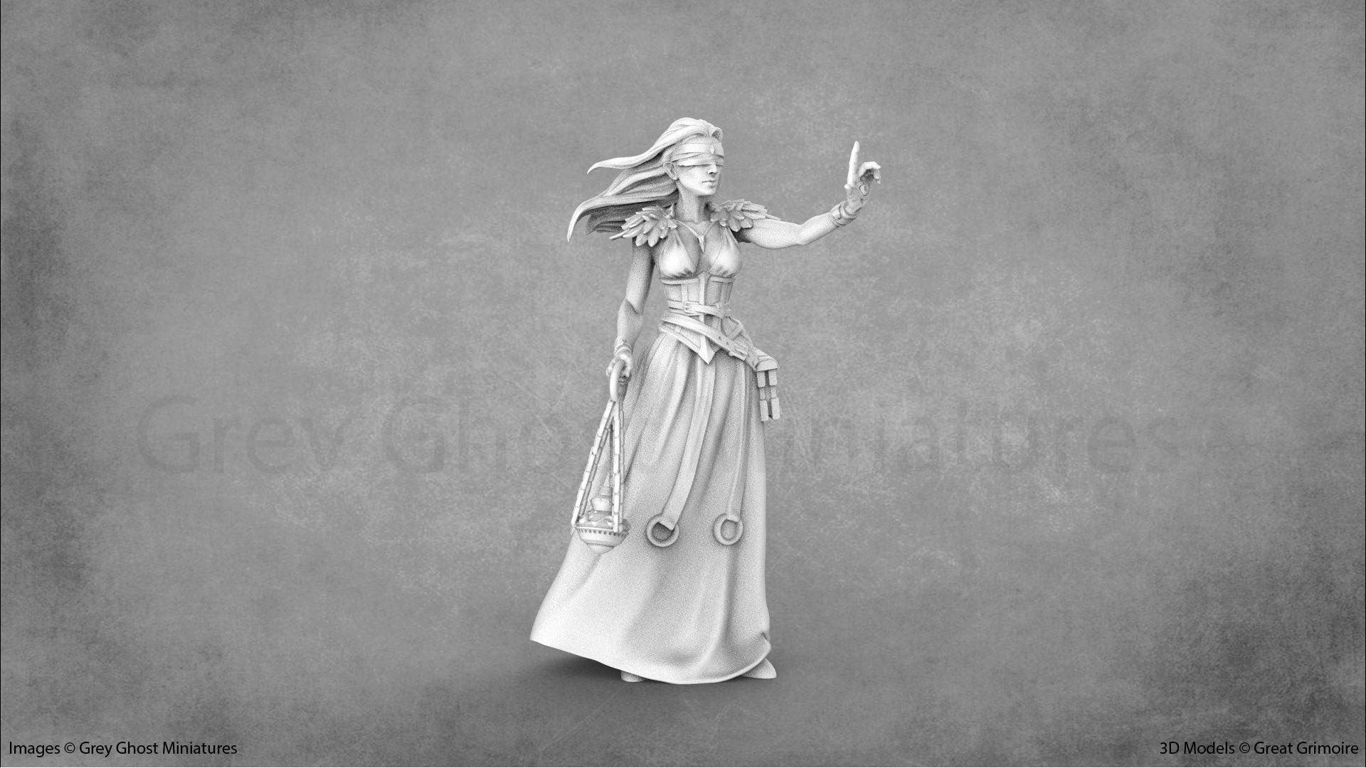 Cassandra the Eyeless Watcher 28mm Miniature 32mm - Etsy