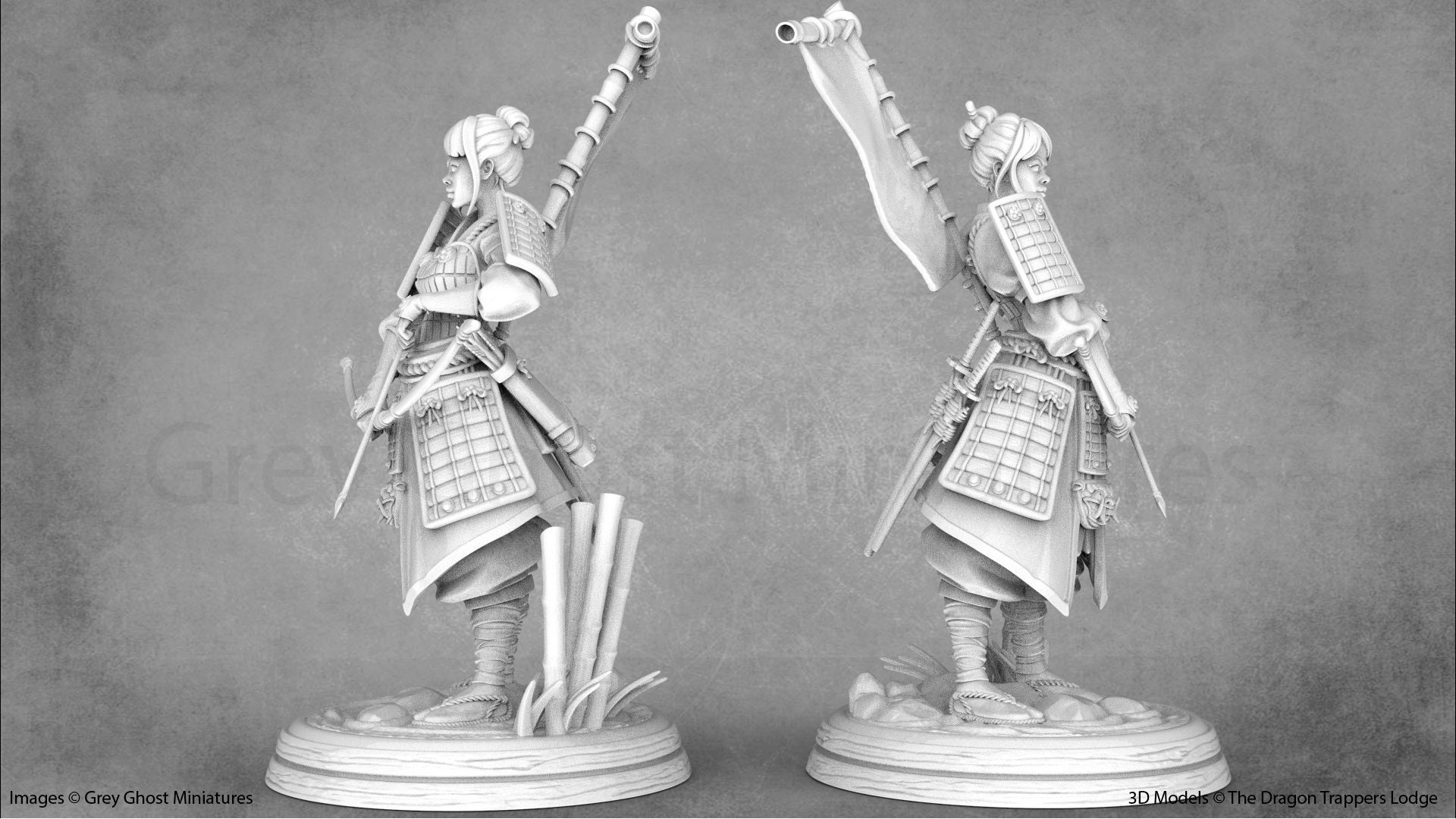 Sakura Female Samurai Samurai Miniature Japanese Fighter - Etsy
