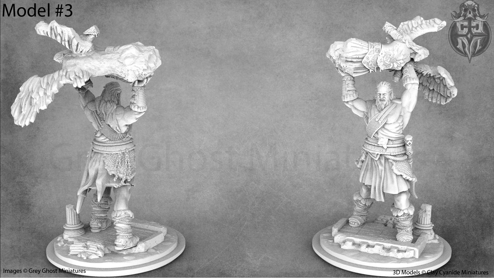 The Nephilim Fallen Angels Miniature Models Clay Cyanide - Etsy