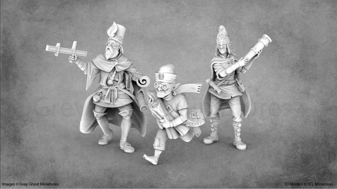 Resin Astronomer Miniatures: Stellar Explorer Figures - STL Miniatures ...