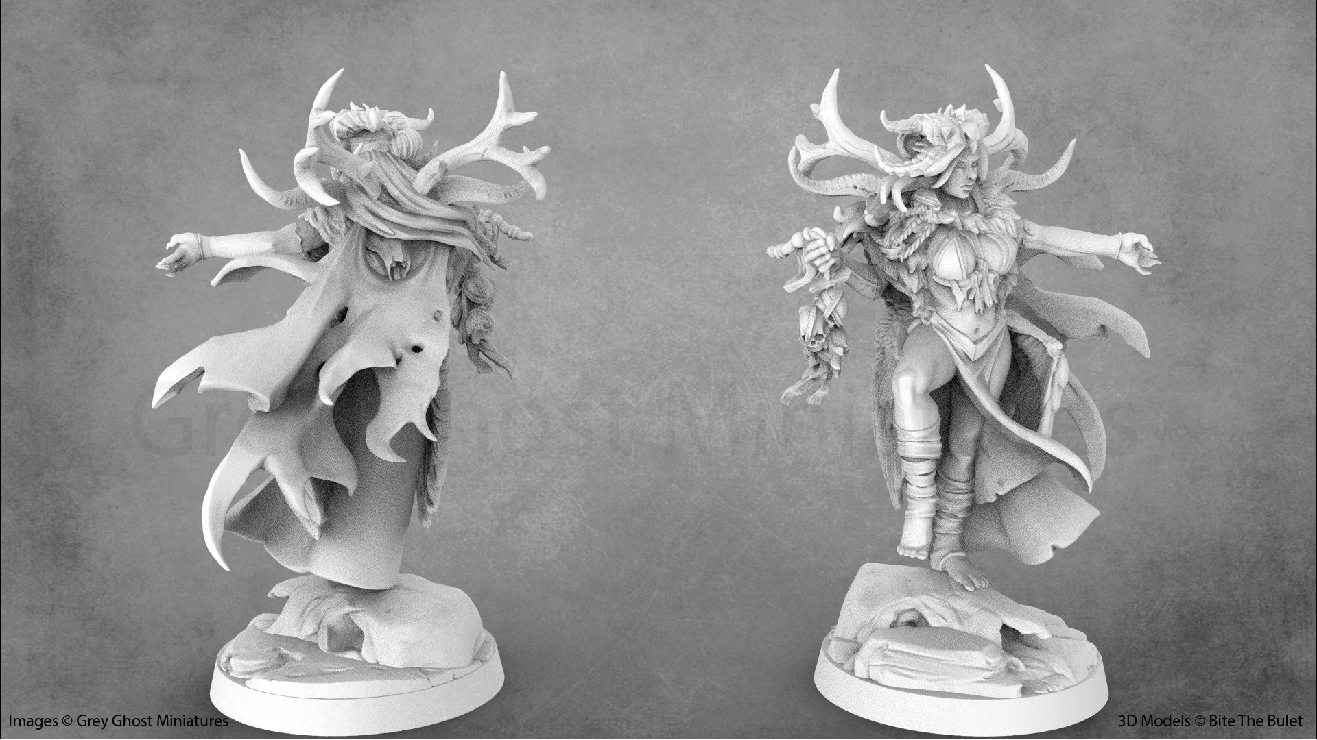 Circe the Black Scavenger| Witch Doctor Miniature | Bite the Bullet - Etsy