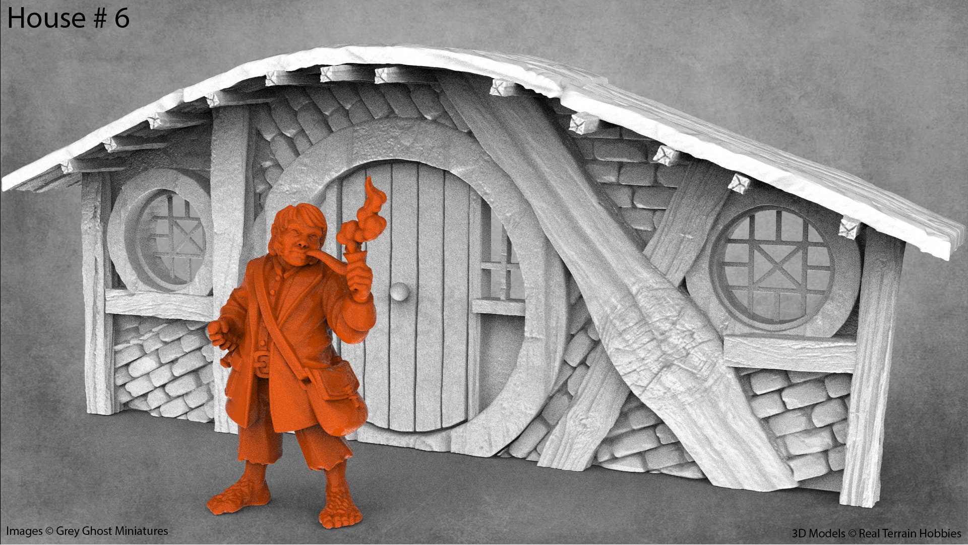 Halfling Houses | Hobbit Homes | Fantasy Terrain - Etsy