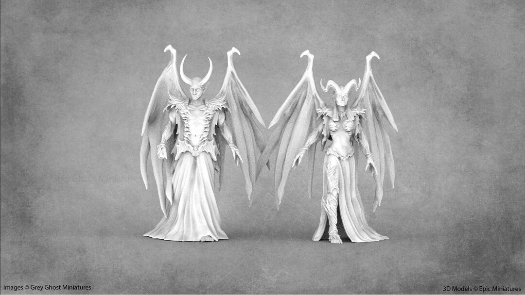 Resin Arch Devil Miniature | Epic Miniatures - Etsy