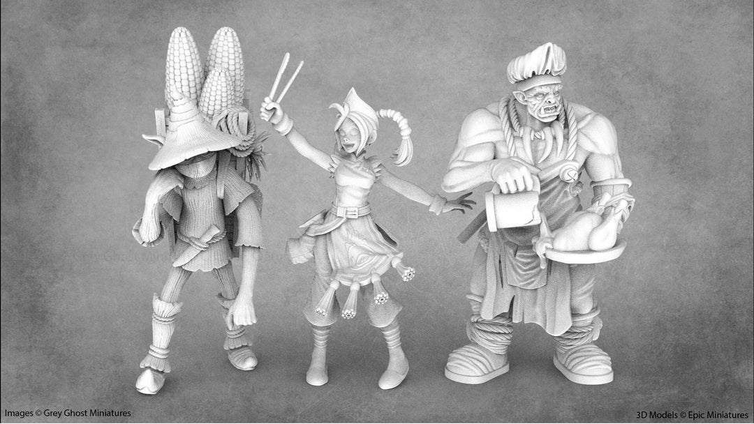 Fantasy Townsfolk Miniatures | Epic Miniatures - Etsy
