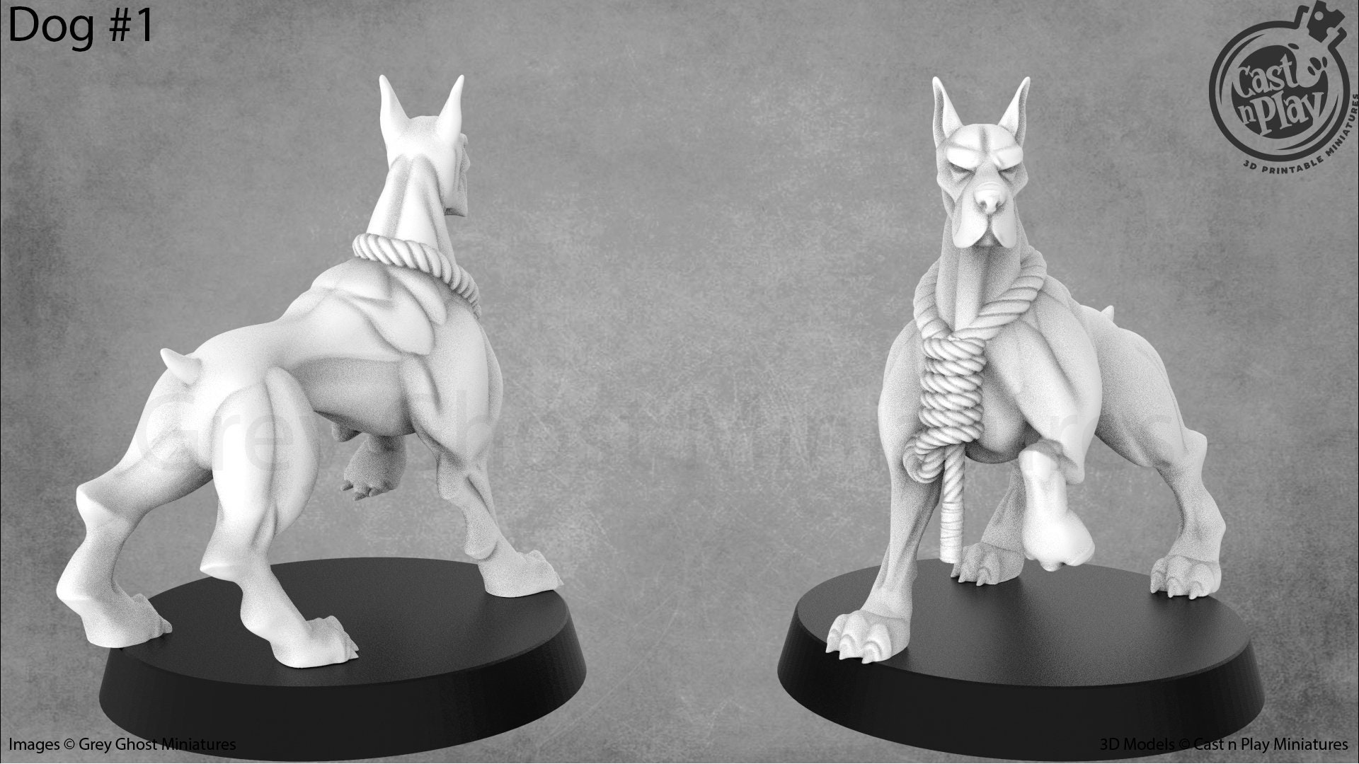 Set of Dog Miniatures Cast N Play - Etsy