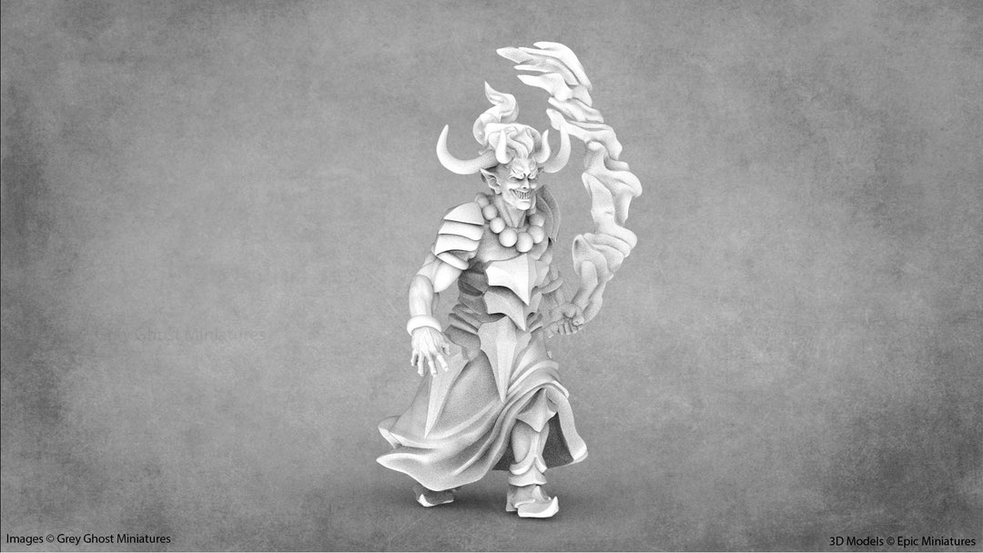 Efreeti Monster Miniatures Epic Miniatures - Etsy