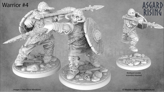 Toys & Games Toys Role Playing Miniatures Jarl Viking 28mm miniature ...