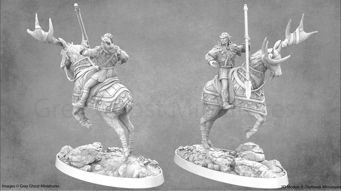 Glaive Son of Faeren Elf of the High Hollow Stunning Elf | Etsy